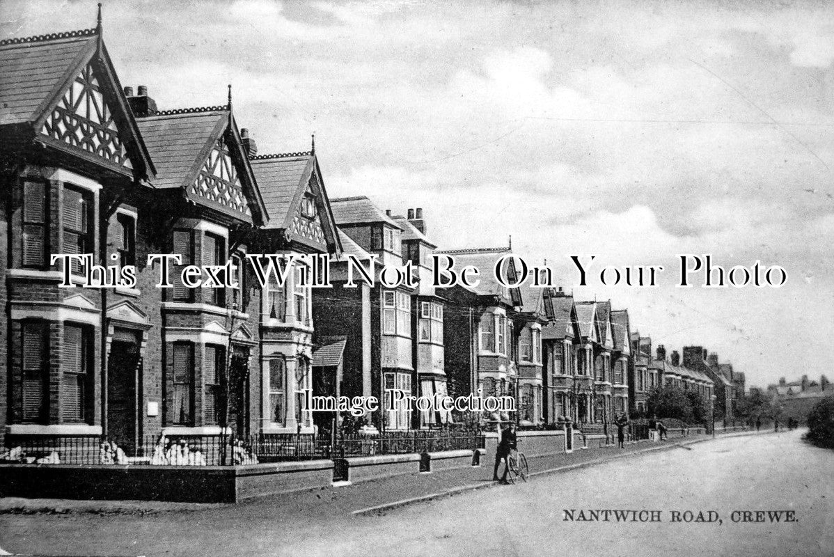 CH 589 - Nantwich Road, Crewe, Cheshire c1907 – JB Archive