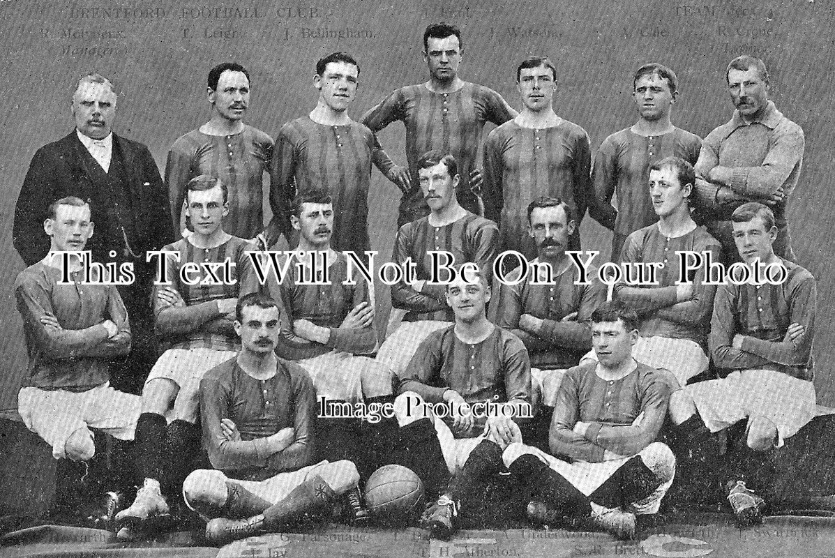 MI 459 - Brentford Football Team, Hounslow, Middlesex c1903 – JB Archive