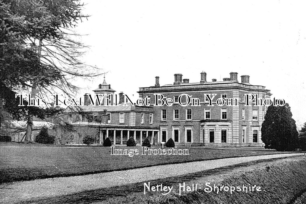 SH 972 - Netley Hall, Dorrington, Shrewsbury, Shropshire c1905 – JB Archive