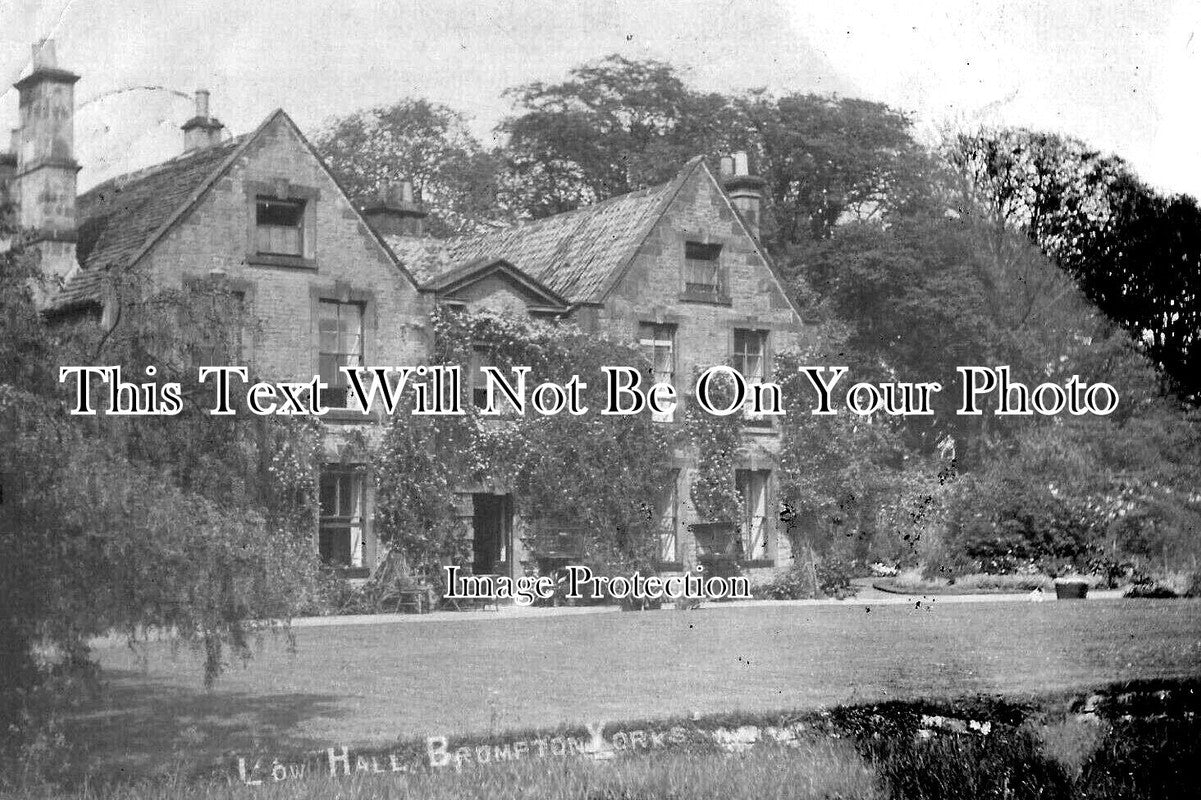 YO 11834 - Low Hall, Brompton, Scarborough, Yorkshire c1905 – JB Archive