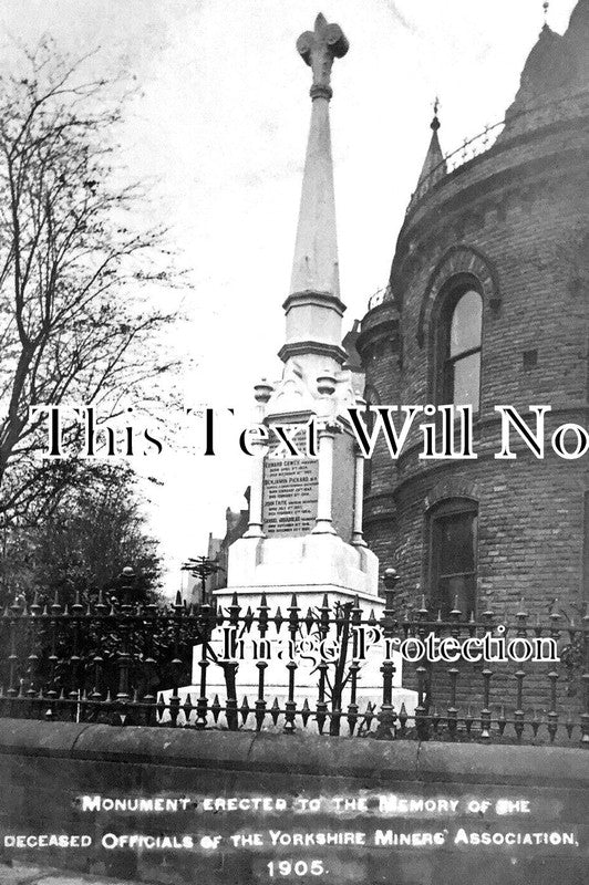YO 7367 - Yorkshire Miners Association Monument – JB Archive
