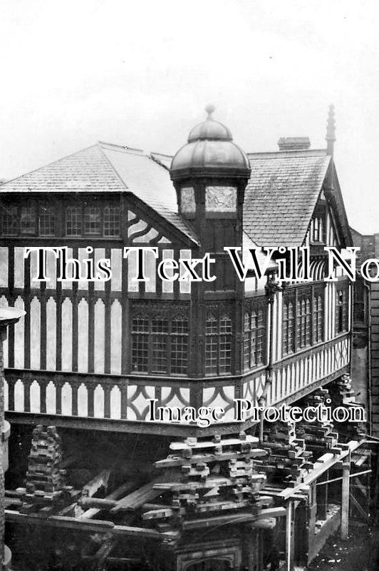 CH 3535 - Lifting An Office, Northwich Subsidence, Cheshire – JB Archive