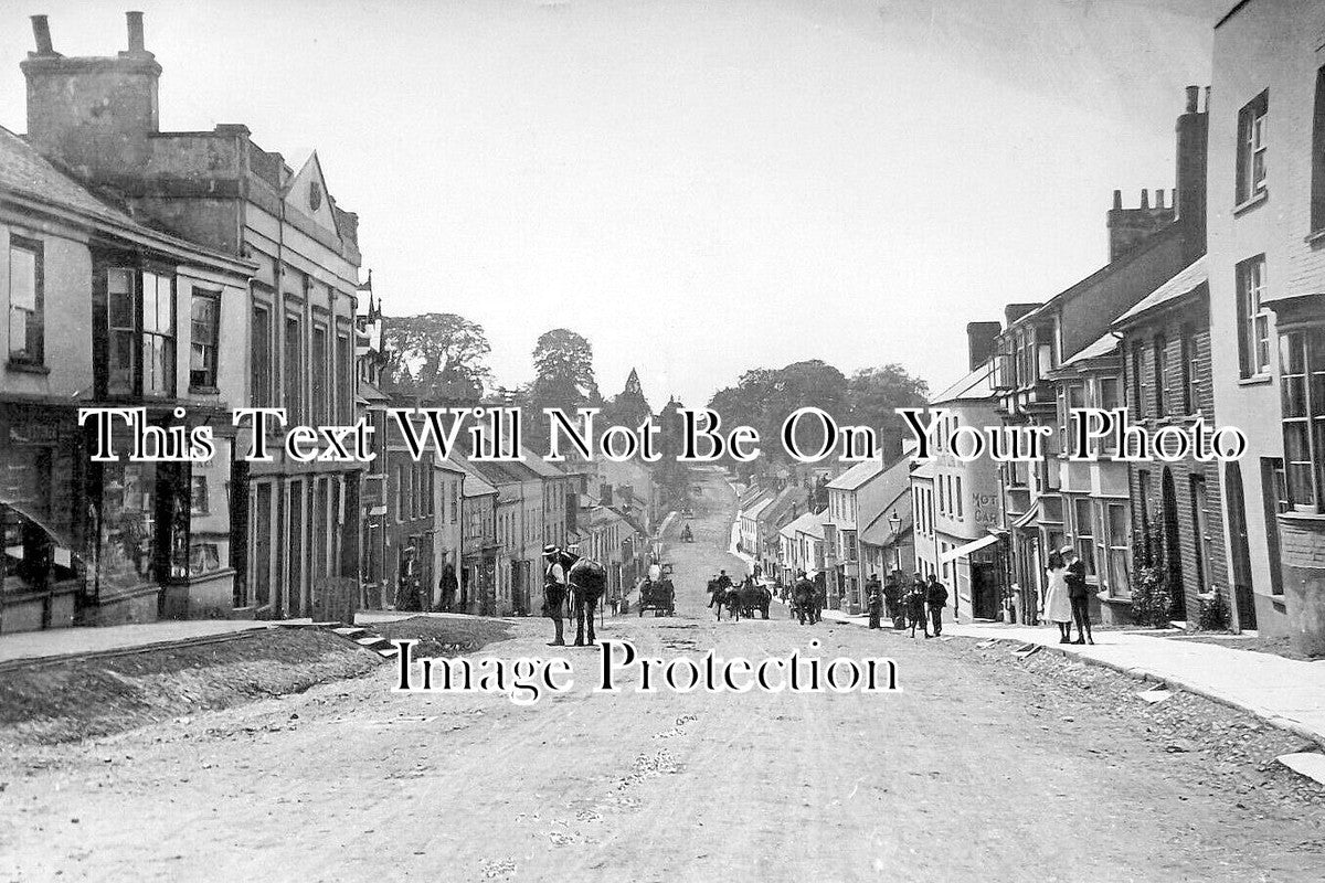 DE 4662 - West End High Street, Honiton, Devon c1905 – JB Archive