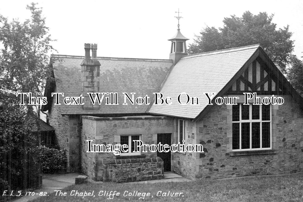DR 3650 - The Chapel, Cliffe College, Calver, Derbyshire – JB Archive