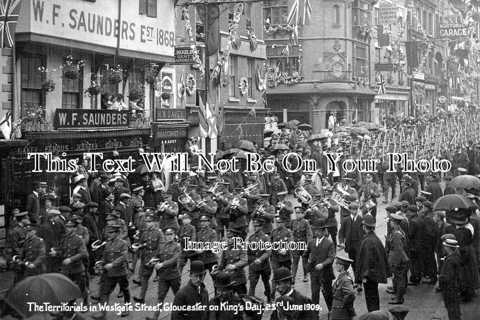 GL 2654 - Territorial Army, Westgate Street, Gloucester 1909 – JB Archive