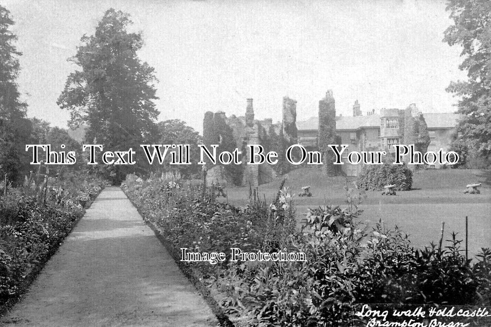 HR 915 - Long Walk, Brampton Brian Bryan Castle, Herefordshire – JB Archive