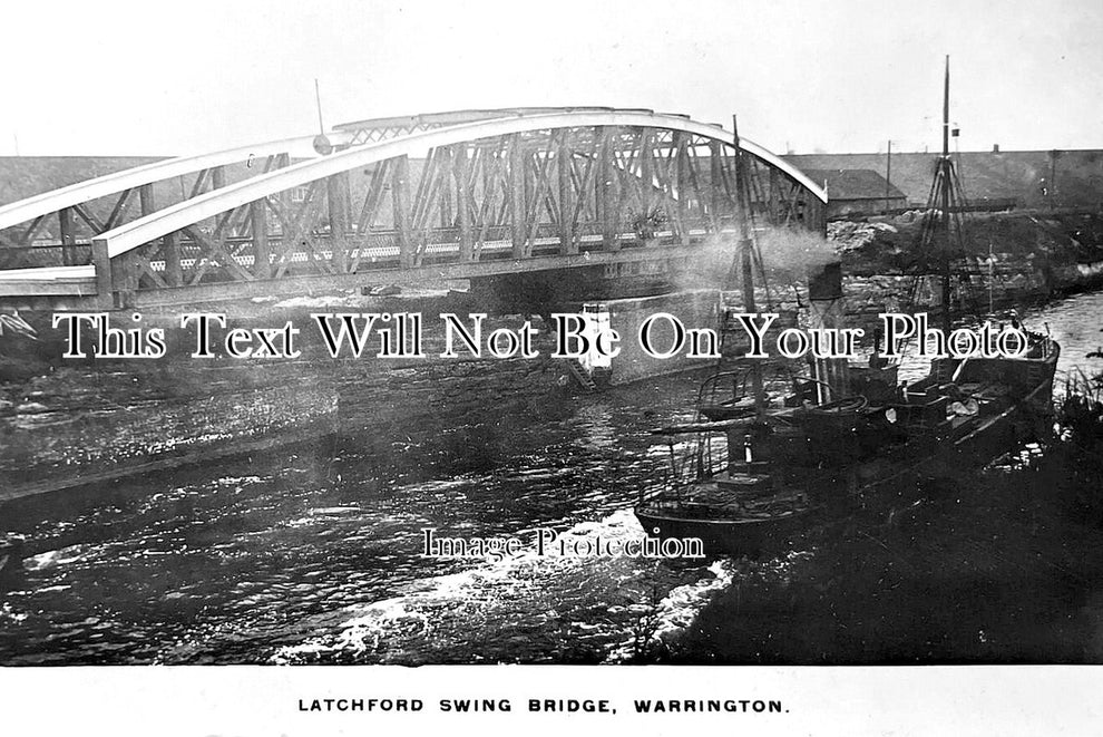 LA 7451 - Latchford Swing Bridge, Warrington, Lancashire – JB Archive