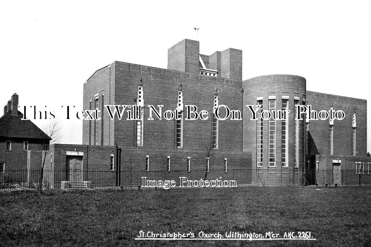 LA 7550 - St Christophers Church, Withington, Lancashire – JB Archive