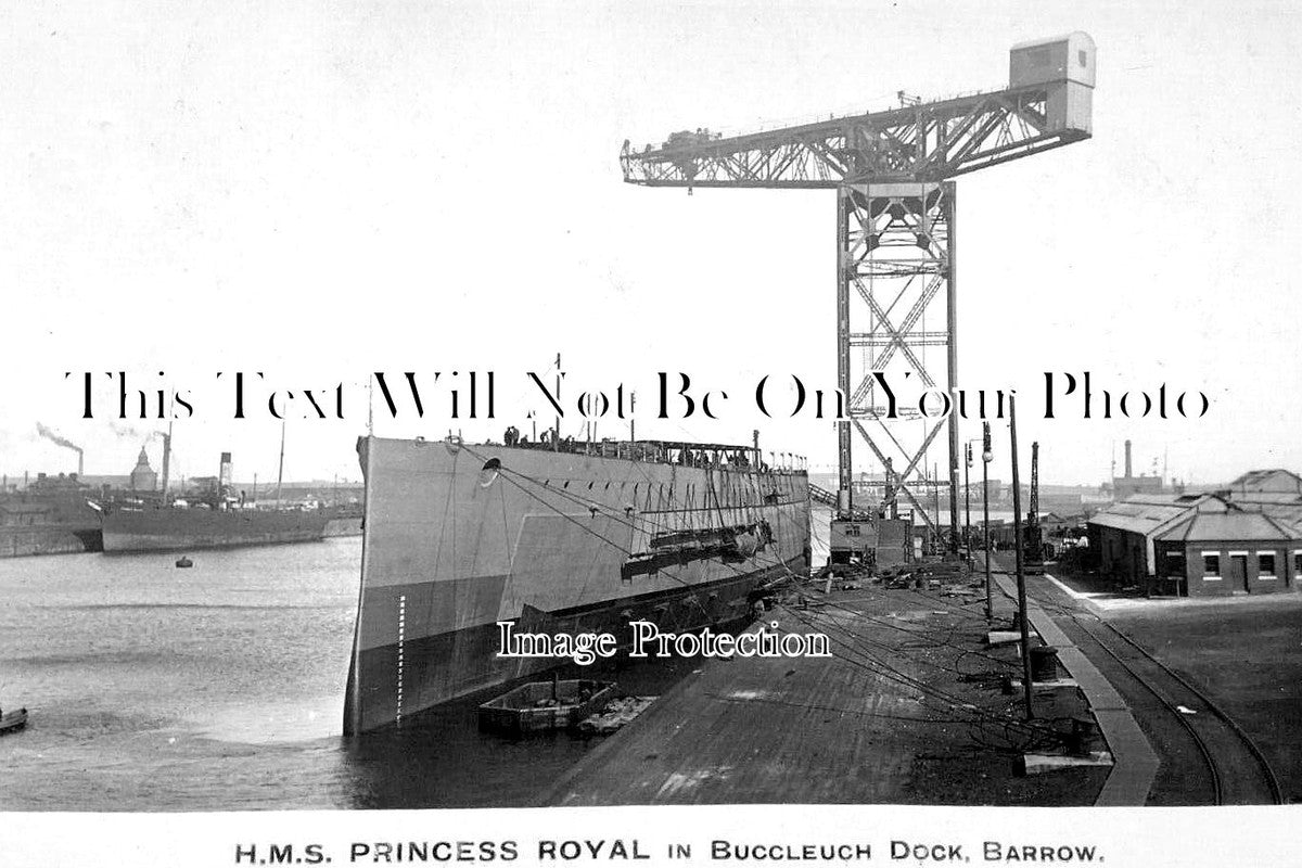 LA 7594 - HMS Princess Royal In Buccleuch Dock, Barow In Furness – JB ...