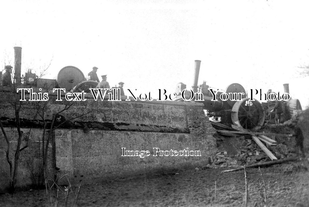 NH 2121 - Traction Engine Accident At Wansford, Northamptonshire – JB ...