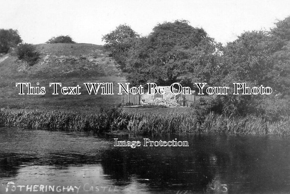 NH 2172 - Fotheringhay Castle, Oundle, Northamptonshire c1953 – JB Archive