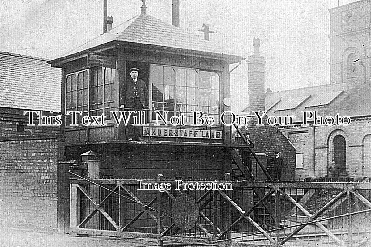 ST 1953 - Anderstaff Lane Railway Signal Box, Burton On Trent – JB Archive