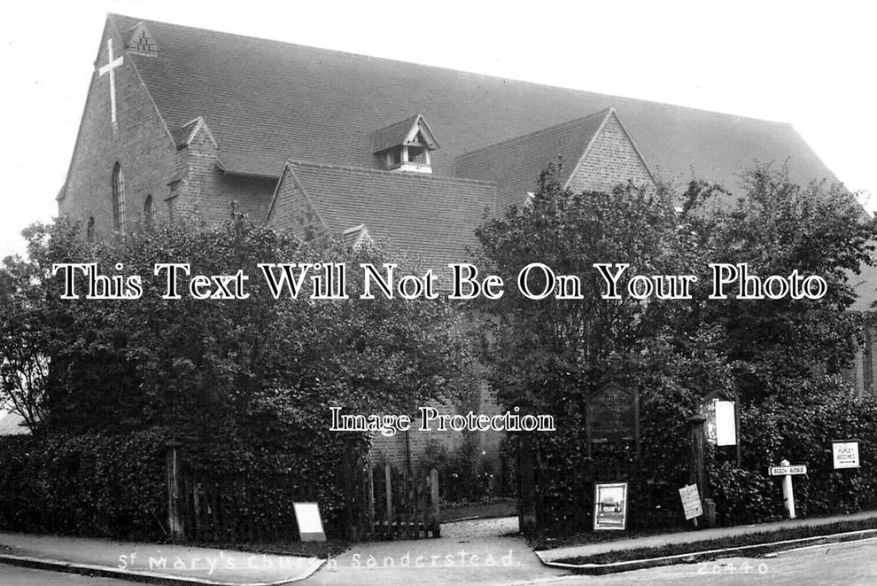 SU 4021 - St Marys Church, Sanderstead, Surrey – JB Archive
