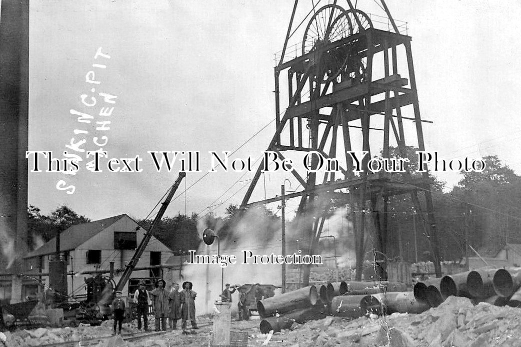 WL 3361 - Sinking C Pit, Machen Colliery, Wales c1918 – JB Archive