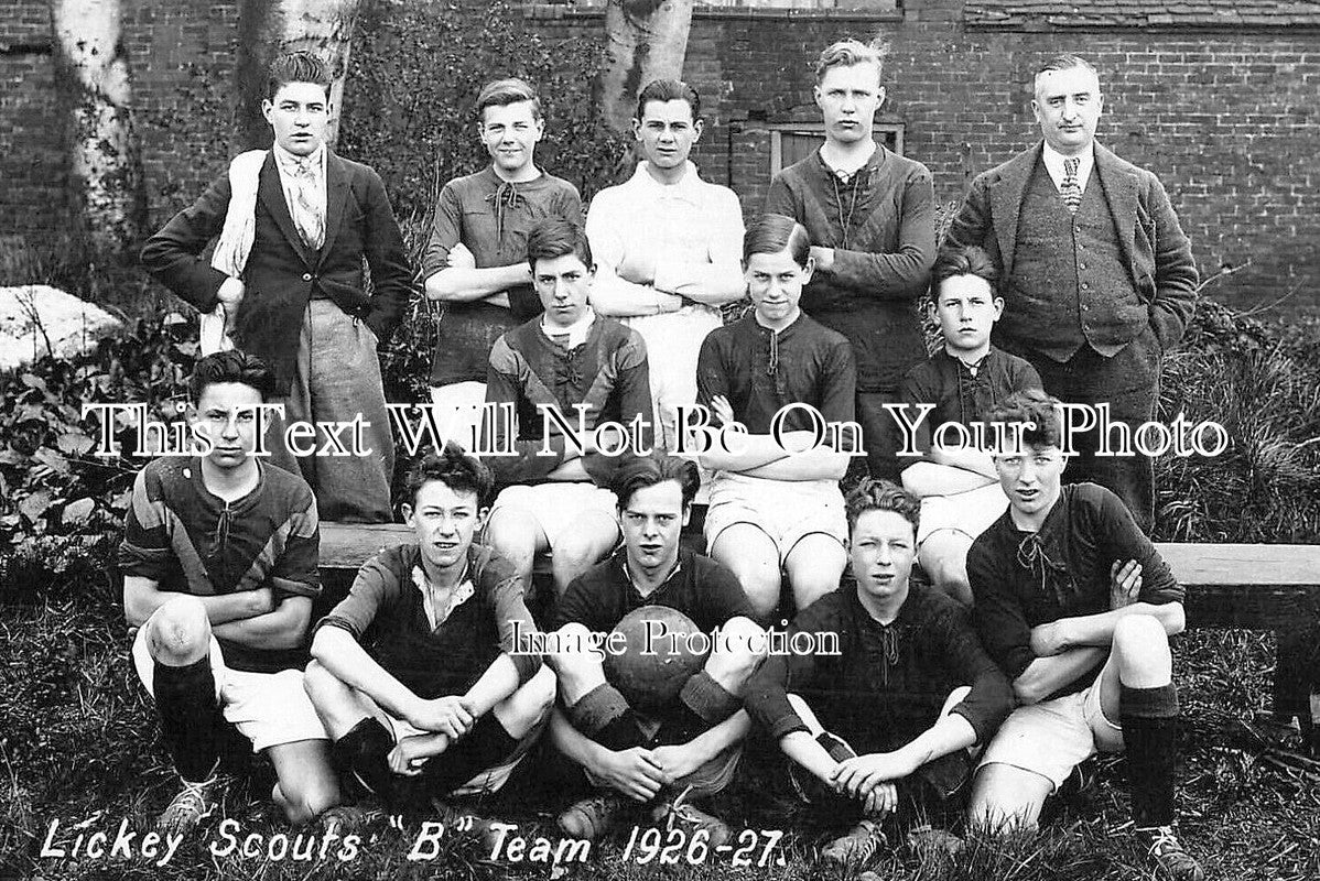 WO 1851 - Lickey Scouts B Football Club Team, Worcestershire – JB Archive