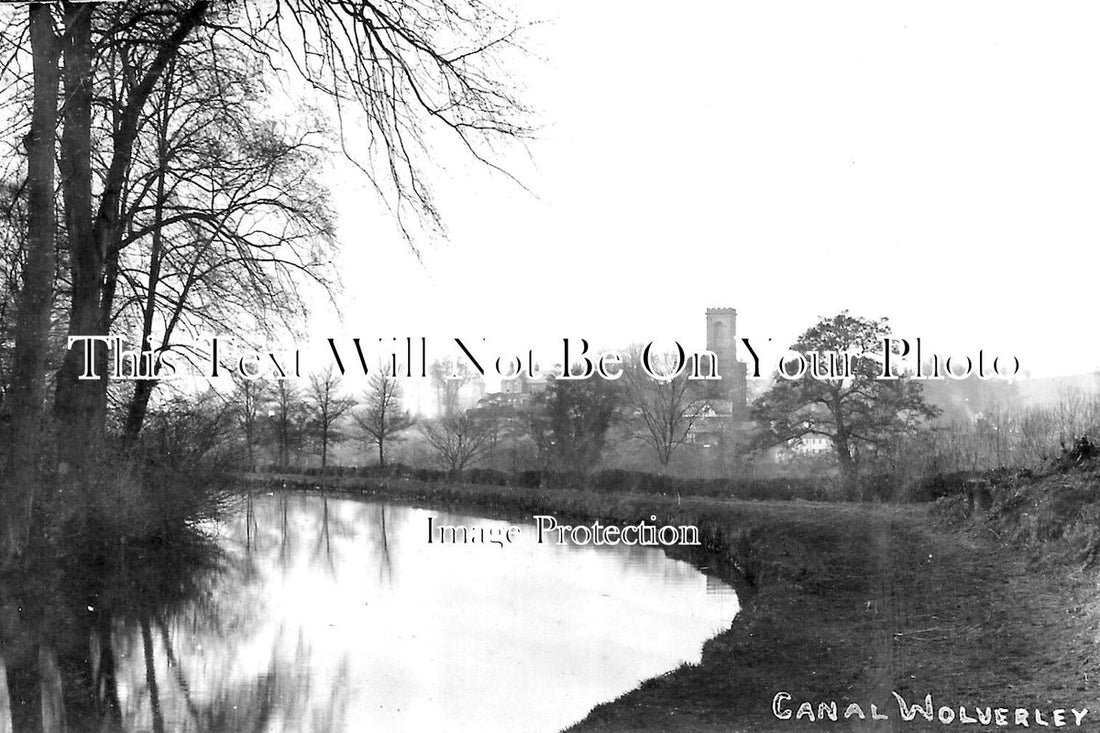 WO 1882 - Canal At Wolverley, Worcestershire – JB Archive