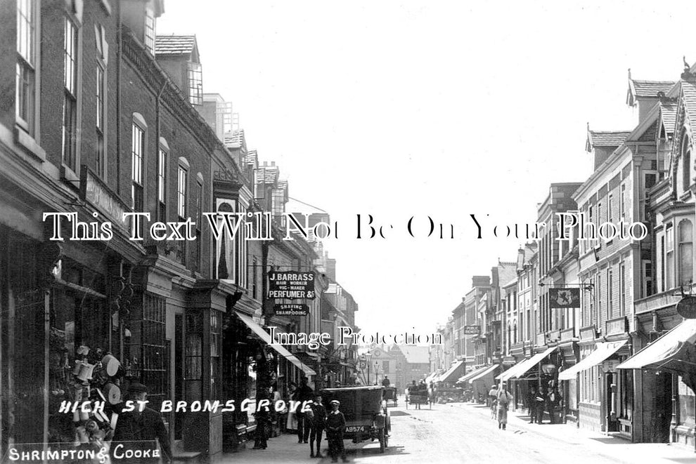 WO 1883 - High Street, Bromsgrove, Worcestershire – JB Archive
