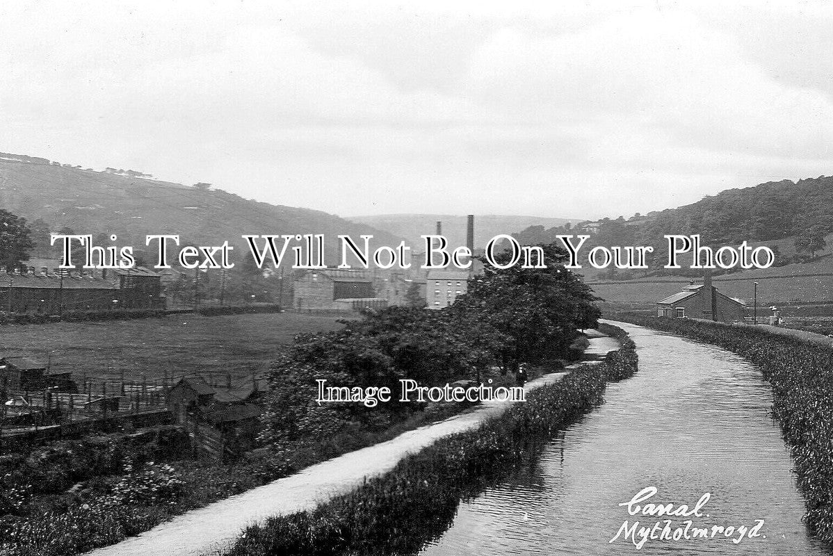 YO 13773 - The Rochdale Canal At Mytholmroyd, Yorkshire – JB Archive