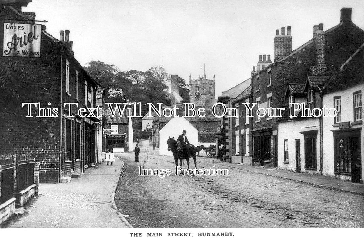 YO 13933 - The Main Street, Hunmanby, Yorkshire – JB Archive