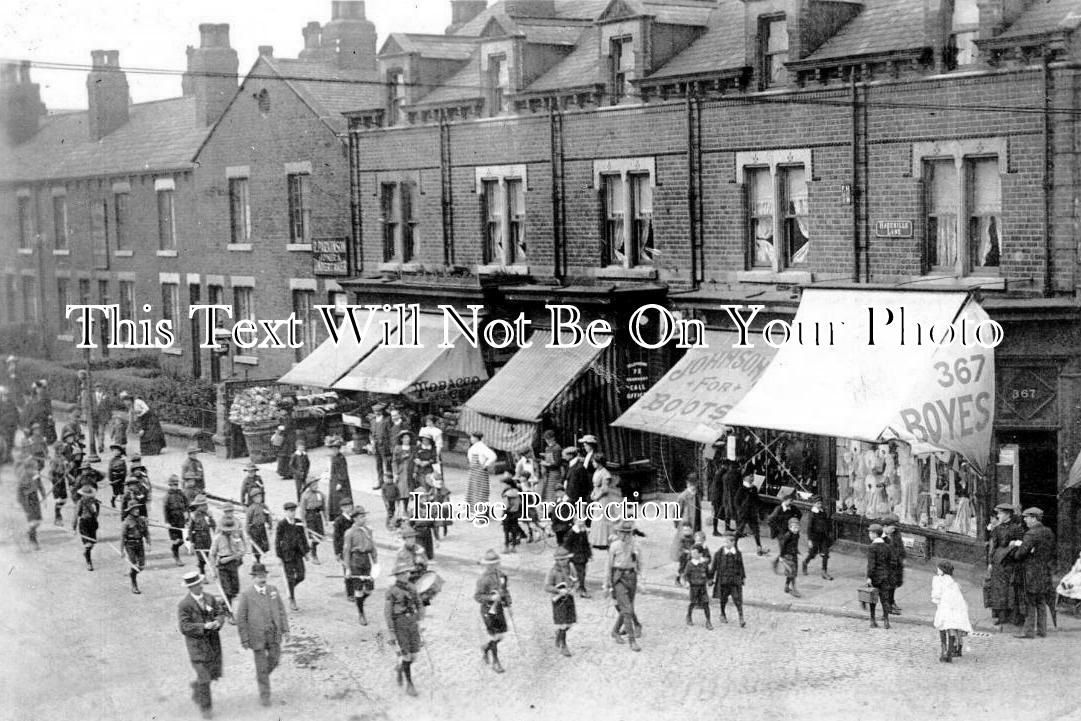 YO 13941 - Scouts Parade, Harehills Lane, Leeds, Yorkshire 1911 – JB ...