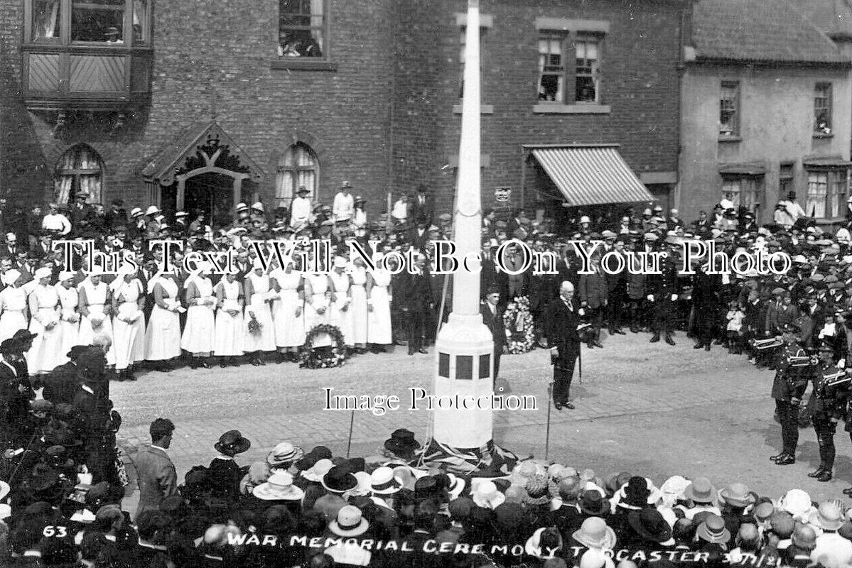 YO 14149 - Tadcaster War Memorial Ceremony, Yorkshire 1921 WW1 – JB Archive