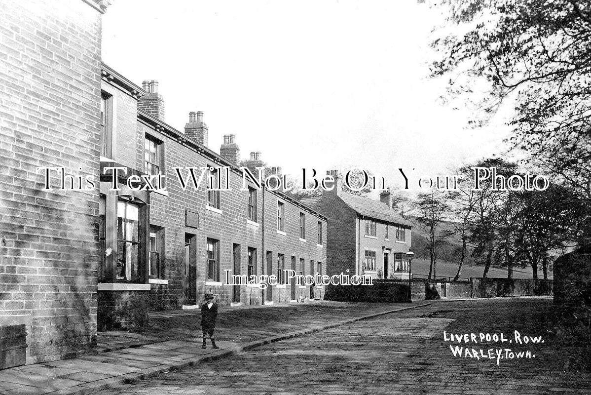 YO 14176 - Liverpool Row, Warley Town, Halifax, Yorkshire – JB Archive