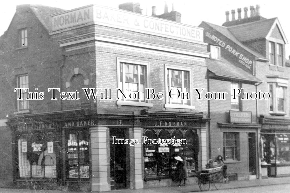BF 1097 - Norman Bakery, Kimbolton Road, Bedford, Bedfordshire c1906 ...