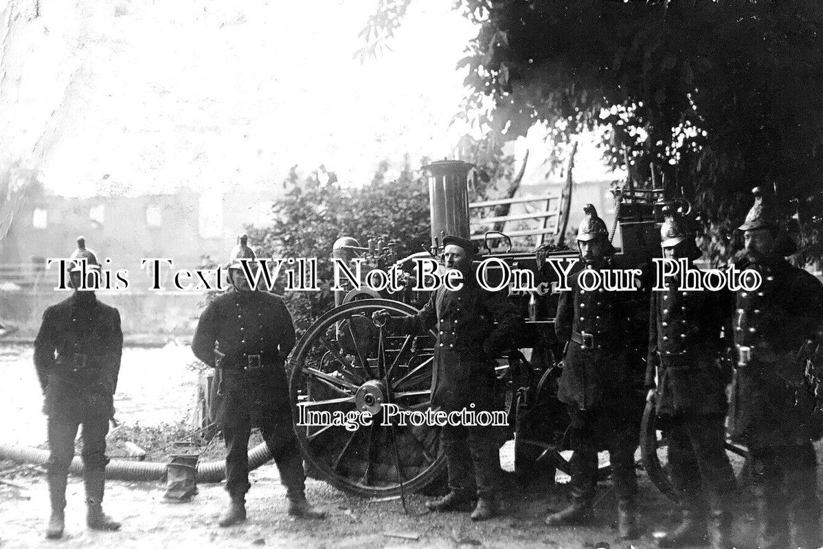 BK 1820 - Steam Driven Fire Engine, Sulhamstead Mill Fire, Berkshire ...