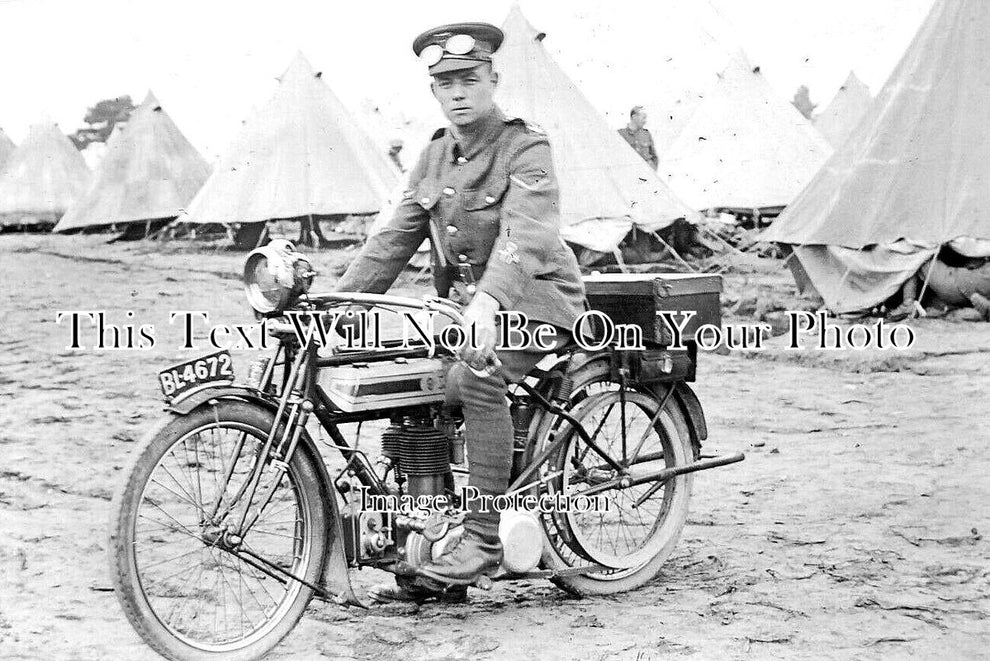 BK 1902 - Despatch Motorcycle Rider, Royal Berkshire Yeomanry – JB Archive