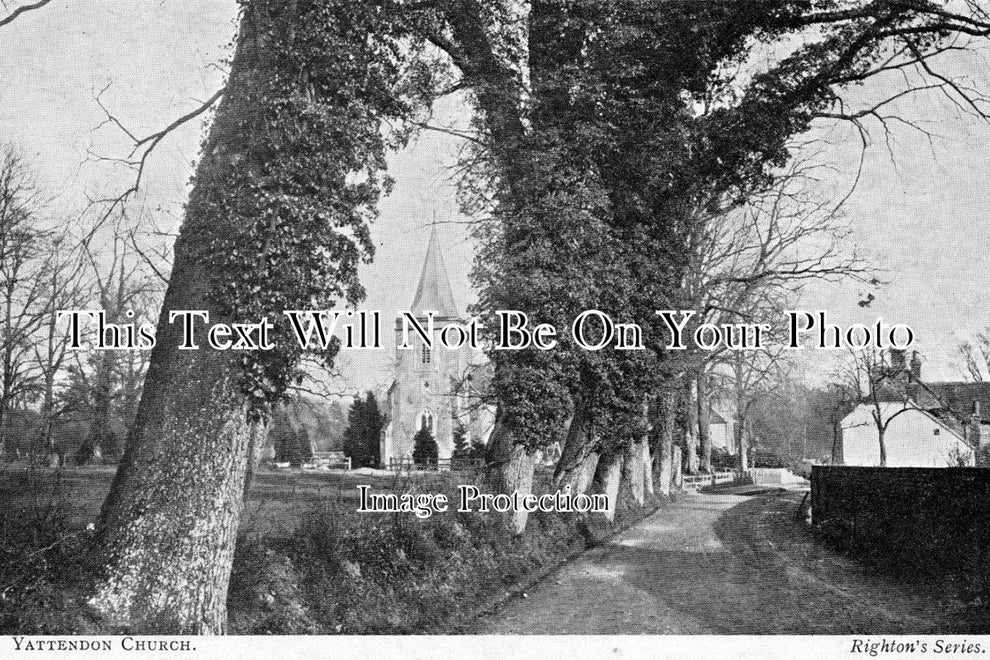 BK 471 - Yattendon Church, Reading, Berkshire c1910 – JB Archive