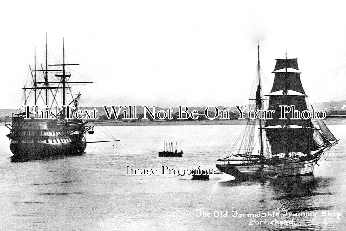 BR 273 - The Old Formidable Training Ship, Portishead, Bristol – JB Archive
