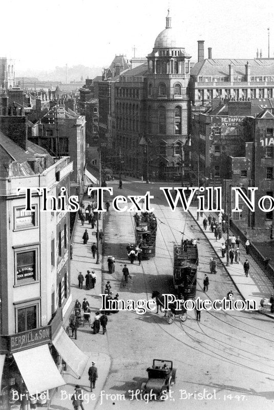 BR 618 - Bristol Bridge From High Street, Bristol – JB Archive