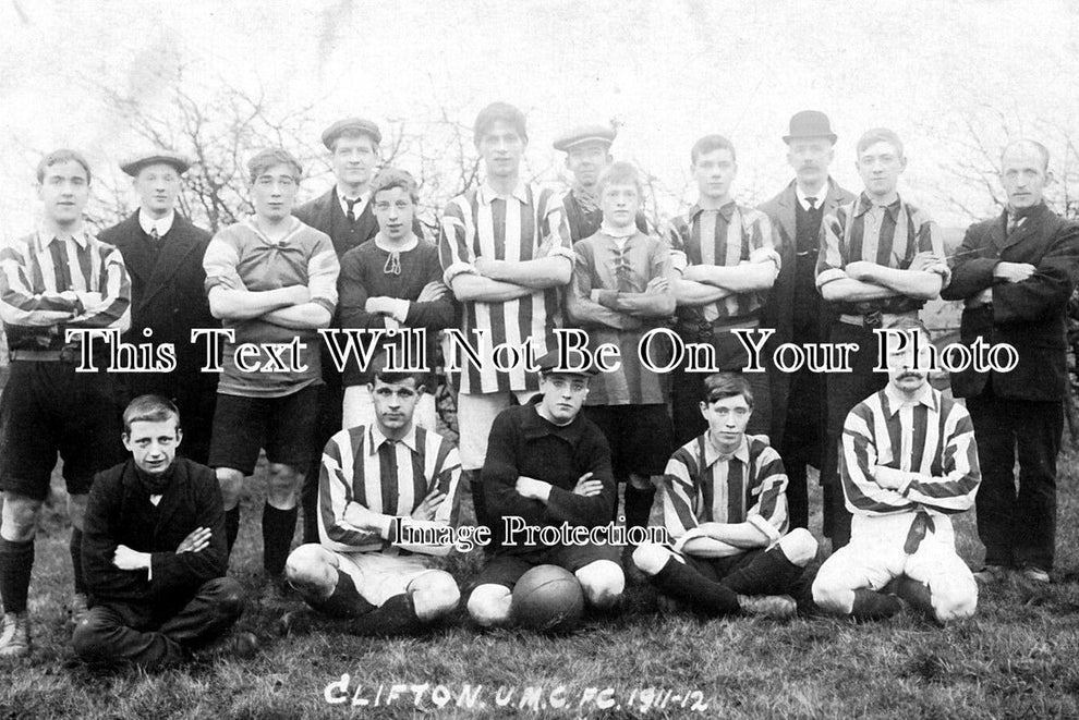 BR 687 - Clifton UMC Football Club Team, Bristol 1911-12 – JB Archive