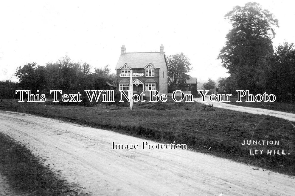 BU 1100 - Ley Hill Junction, Chesham, Buckinghamshire c1906 – JB Archive