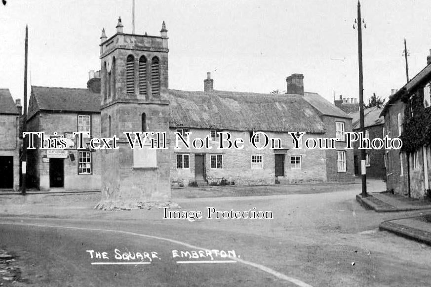 BU 185 - The Square & War Memorial, Emberton, Buckinghamshire – JB Archive