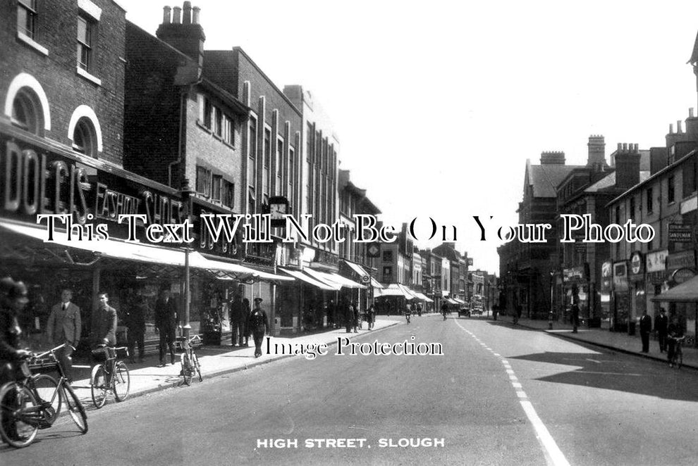 BU 1903 - High Street, Slough, Buckinghamshire c1950 – JB Archive