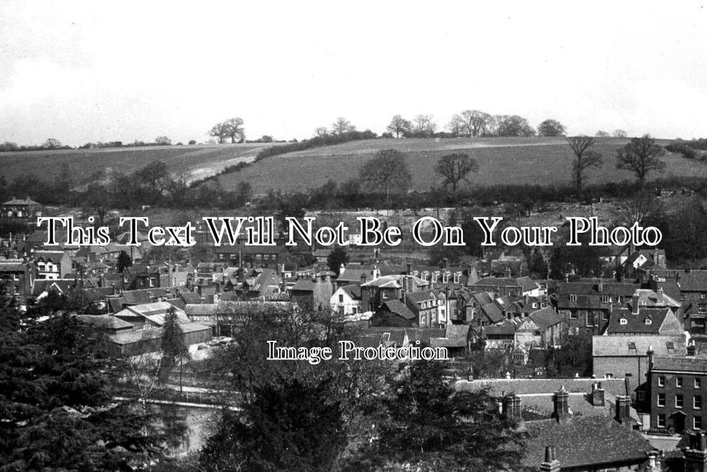 BU 2076 - Chesham From Church Tower, Buckinghamshire – JB Archive