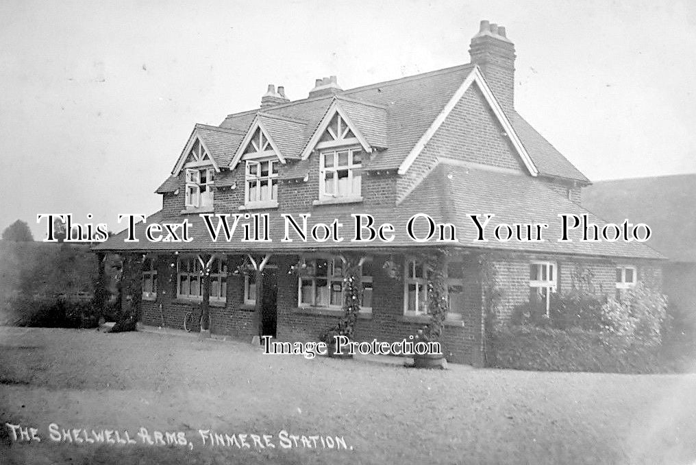BU 659 - The Shelwell Arms, Finmere Station, Buckinghamshire c1906 – JB ...