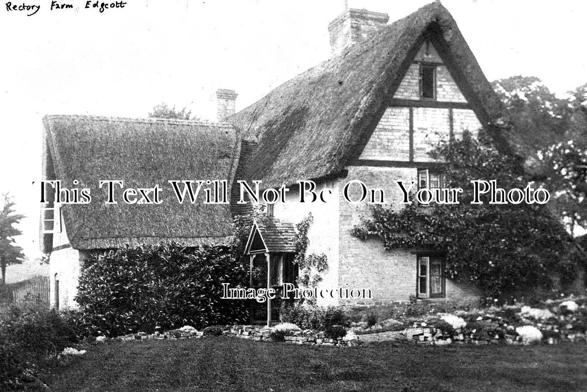 BU 820 - Rectory Farm, Edgcott, Buckinghamshire c1909 – JB Archive