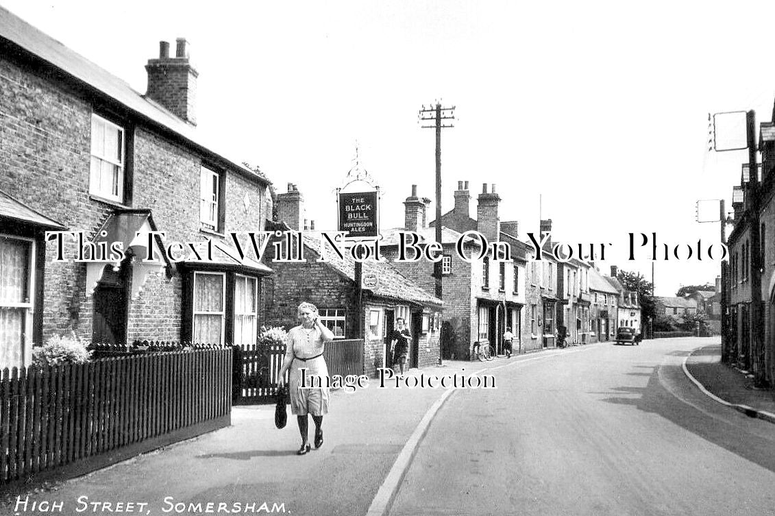 CA 1469 - The Black Bull Pub, High Street, Somersham, Cambridgeshire ...