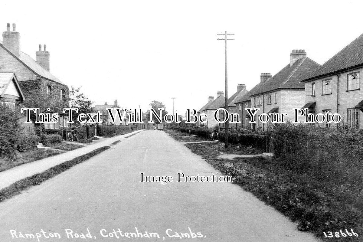 CA 1535 - Rampton Road, Cottenham, Cambridgeshire c1957 – JB Archive
