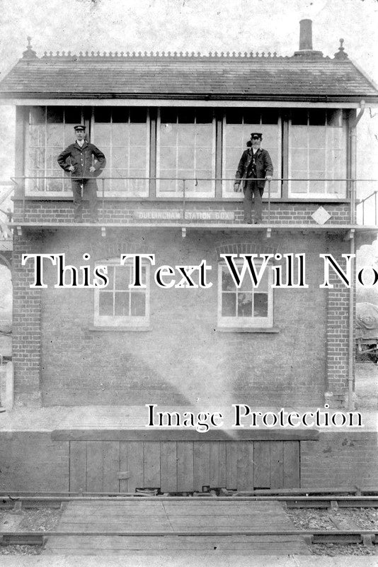 CA 203 - Dullingham Signal Box, Cambridgeshire c1910 – JB Archive