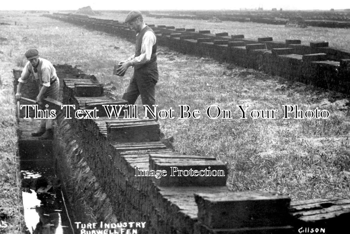 CA 434 - Turf Industry, Peat Digging, Burwell Fen, Cambridgeshire – JB ...