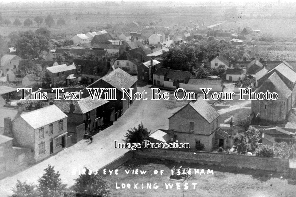 CA 458 - Birds Eye View Of Isleham, Cambridgeshire c1905 – JB Archive