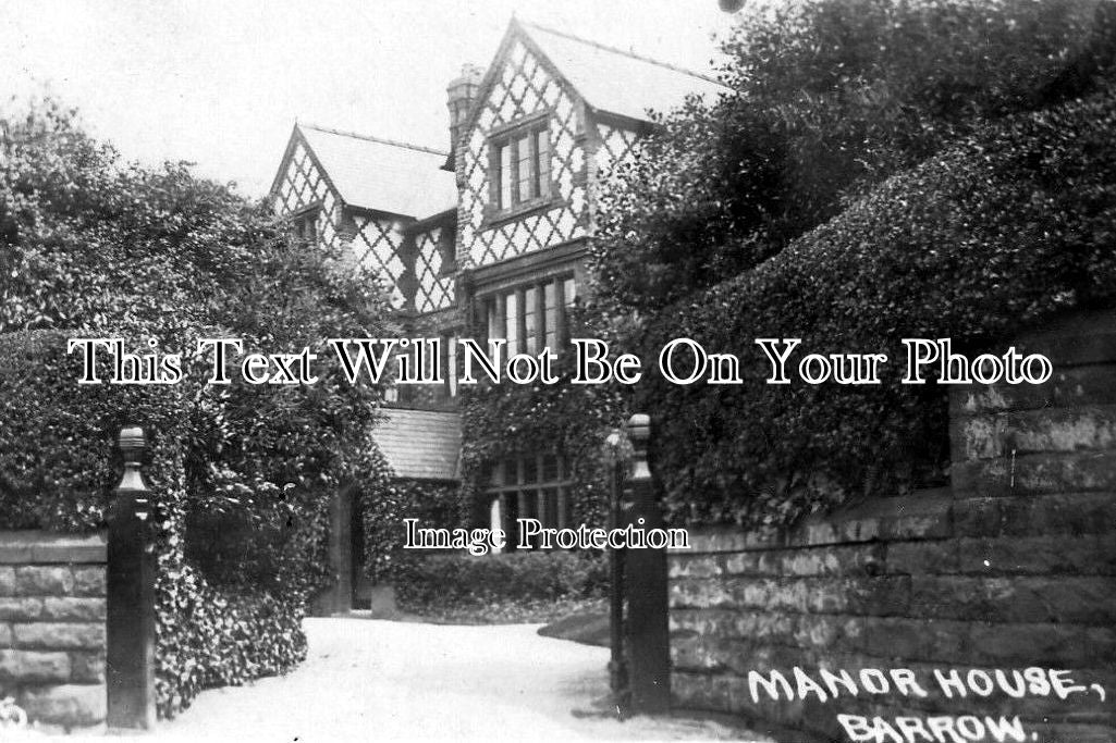 CH 1121 - Manor House, Barrow, Cheshire c1913 – JB Archive