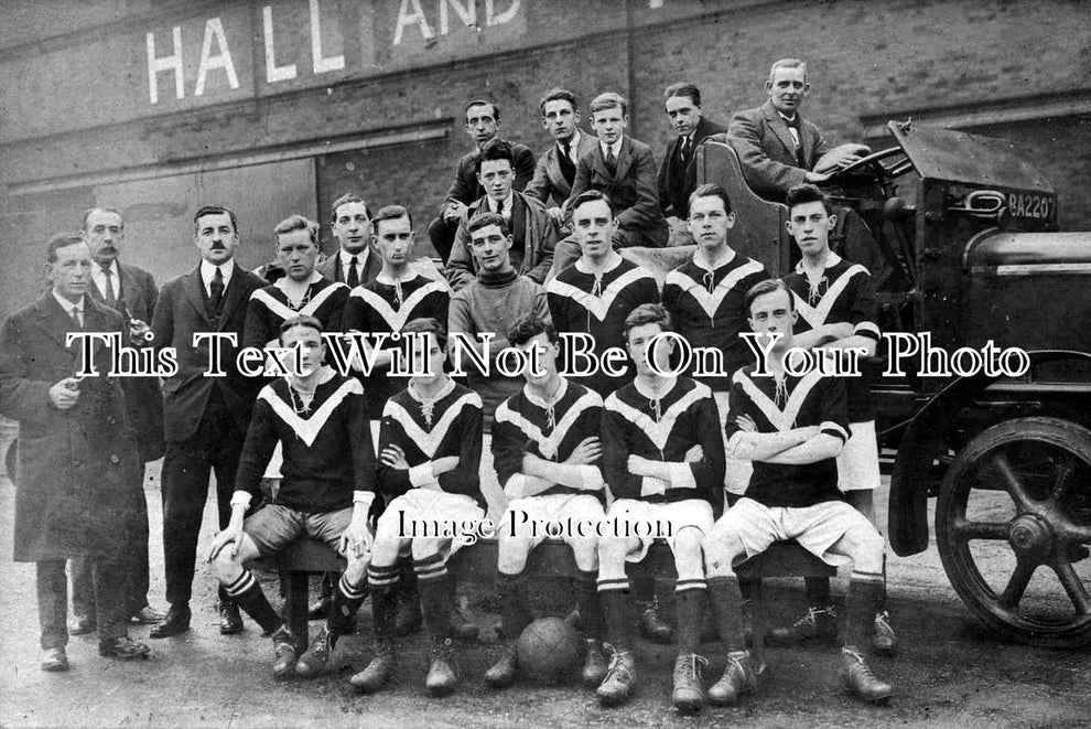 CH 1362 - Cheshire Hall & Pickles Football Team, Stockport, Ponyton, C ...
