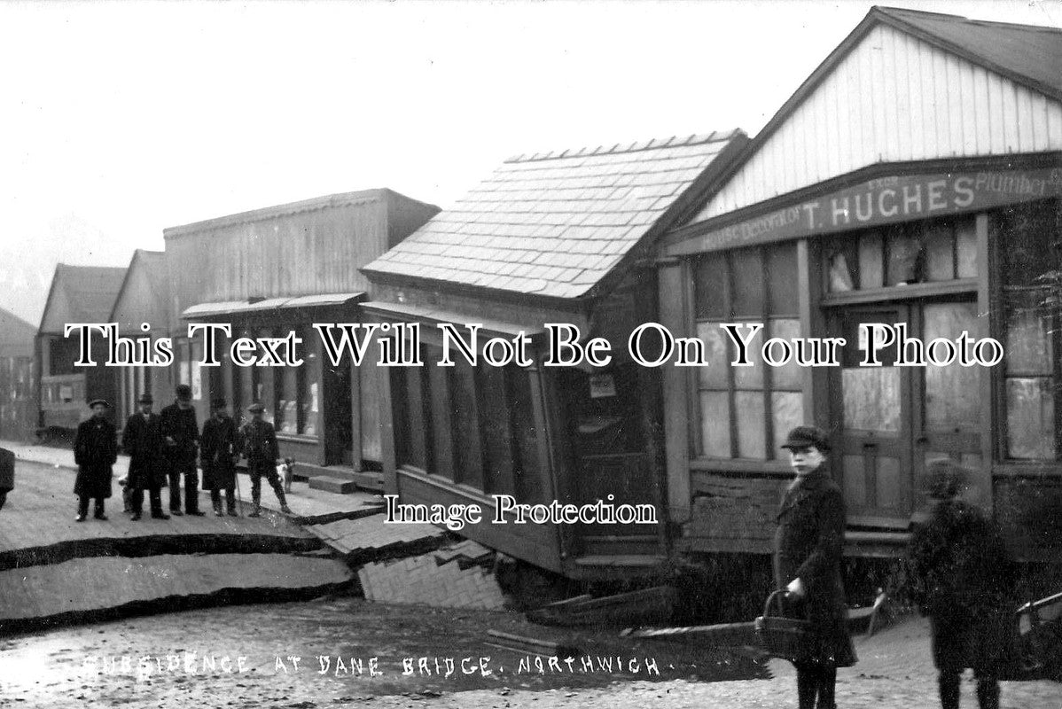 CH 1428 - Subsidence At Dane Bridge, Northwich, Cheshire – JB Archive