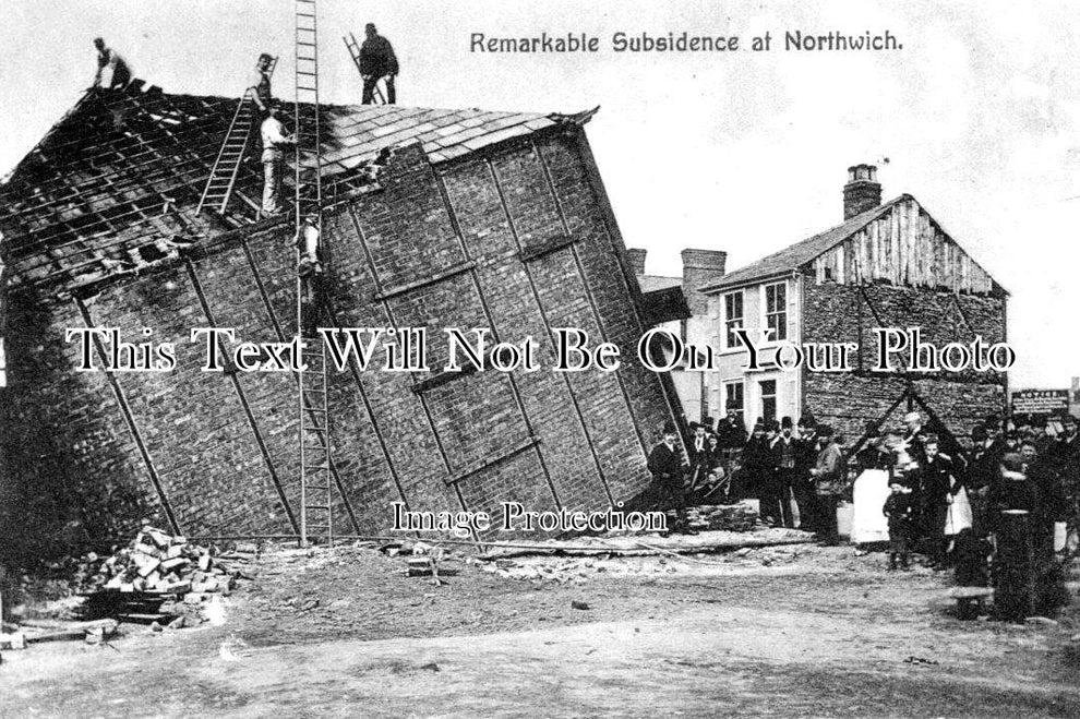 CH 1431 - Subsidence, Northwich, Cheshire 1912 – JB Archive