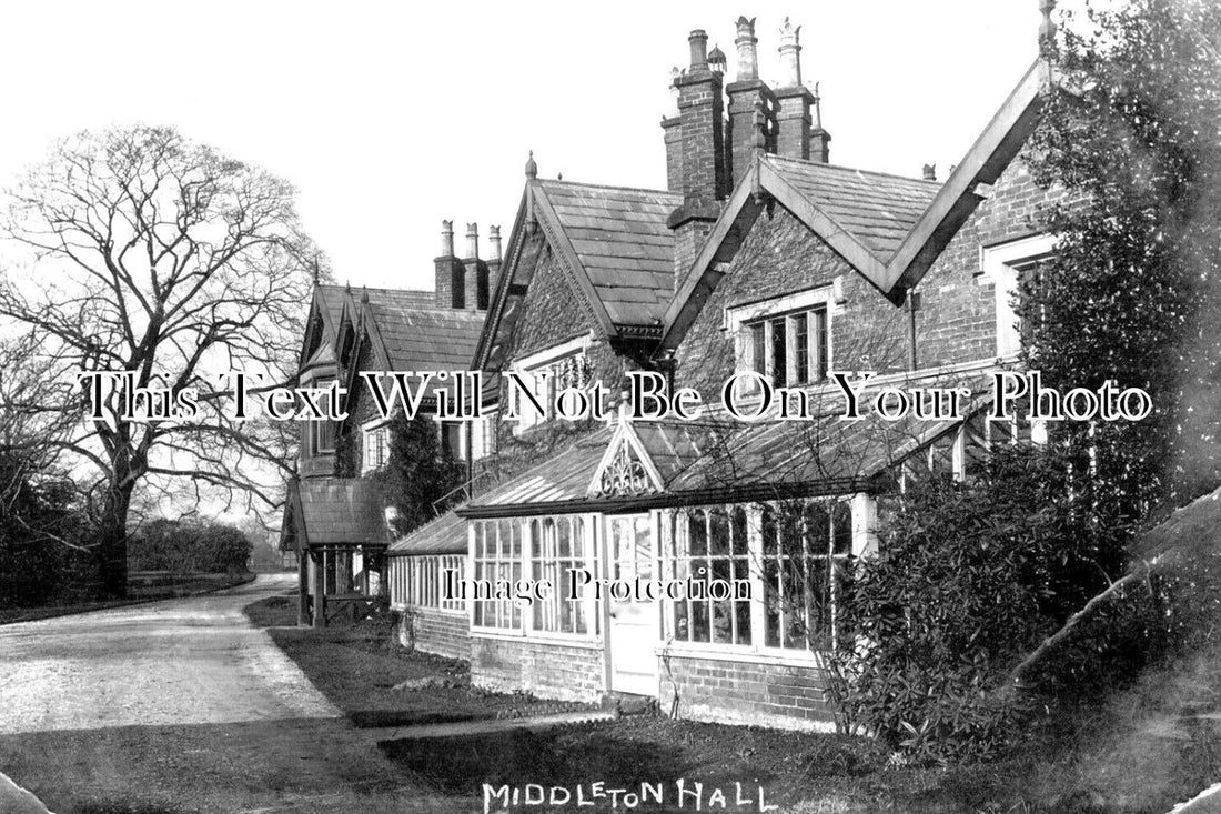 CH 2100 - Middleton Hall, Winwick, Cheshire c1906 – JB Archive