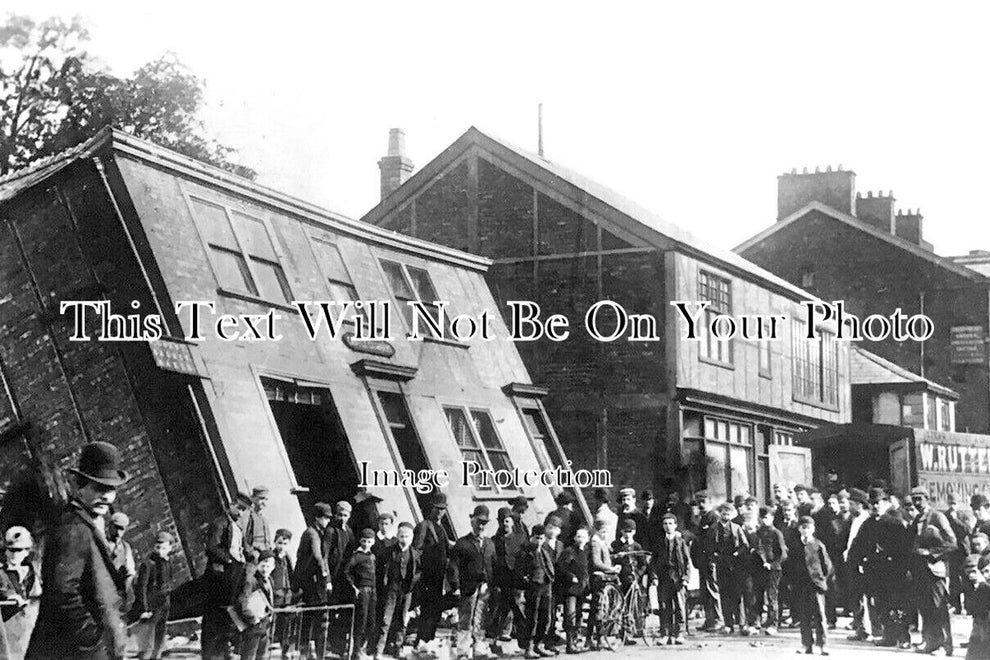 CH 2796 - Subsidence, Castle Street, Northwich, Cheshire – JB Archive